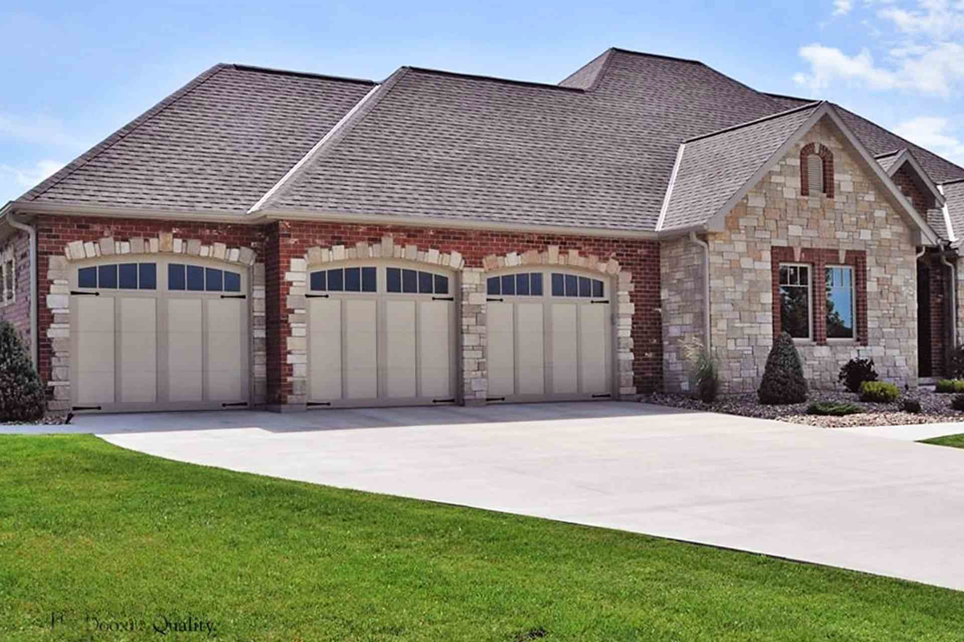 Garage Door – 5330A with Arched Madison Windows, Field Painted - Door ...